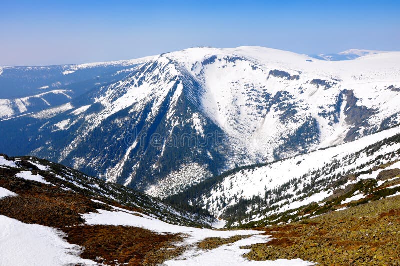 Snow hill stock image. Image of outdoor, season, white - 36260583