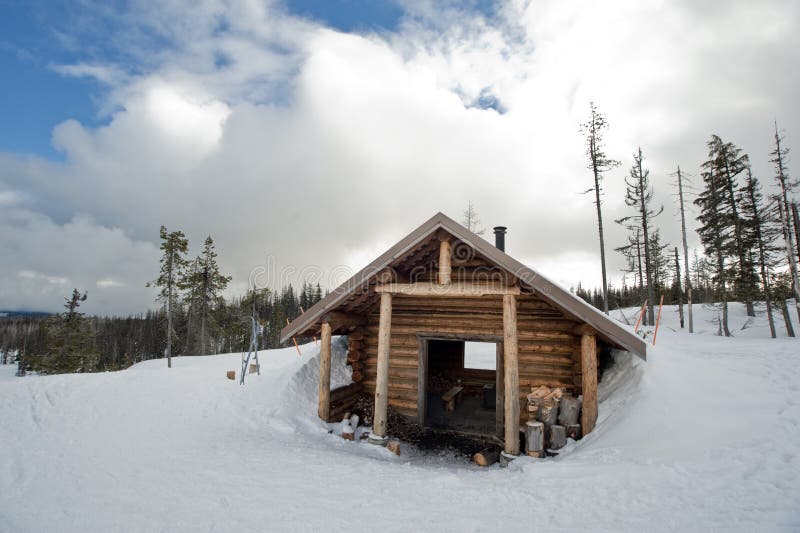 Snow hut stock photo. Image of snowy, wild, wintertime - 13033094