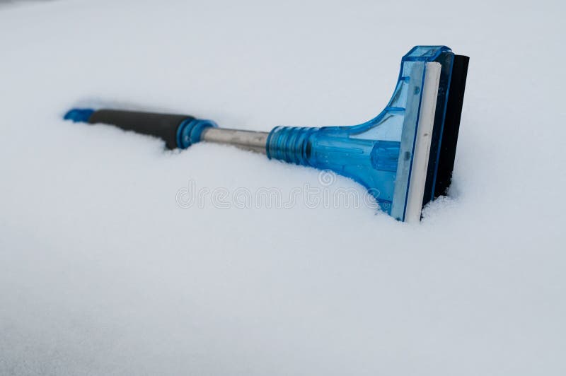Snow and ice car cleaner stock image. Image of clean - 65480749