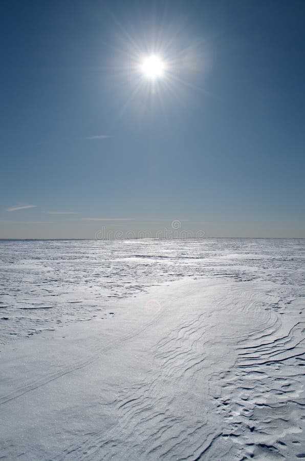 Snow ice crust stock image. Image of nature, horizon - 41742149