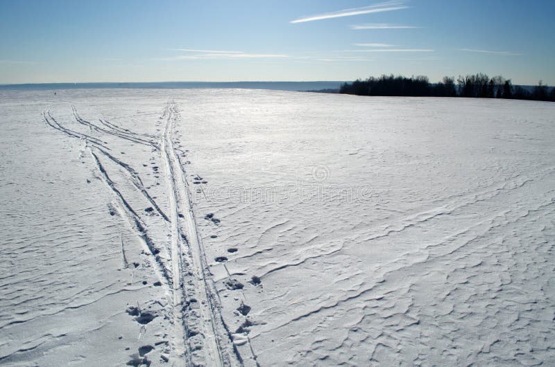 Snow ice crust stock image. Image of frost, shining, cloud - 41743021