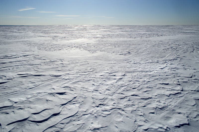 Snow ice crust stock image. Image of horizon, spring - 41743839