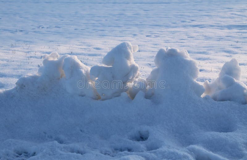 Snow and ice structures stock image. Image of structures - 136714555