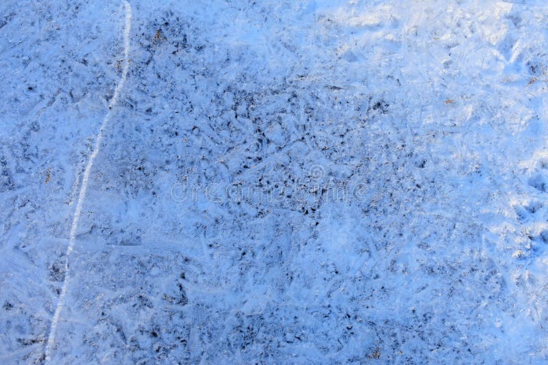 Snow and Ice Surface Blue-white Color Stock Image - Image of january ...