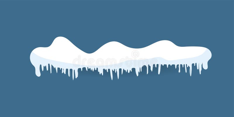 A Snow Ice Vector. Snow and Ice. White Blue Snow Pattern. Snow Frame ...