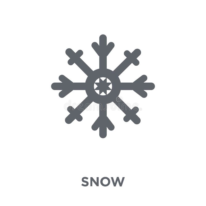 Snow icon stock illustration. Illustration of silhouette - 11785465