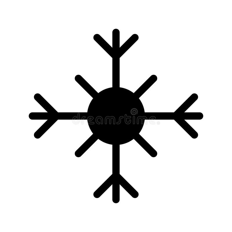 Snow icon stock vector. Illustration of christmas, flat - 101717597