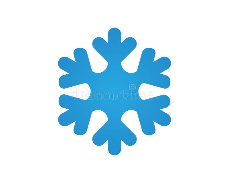 Snow icon logo vector stock vector. Illustration of noel - 127355566