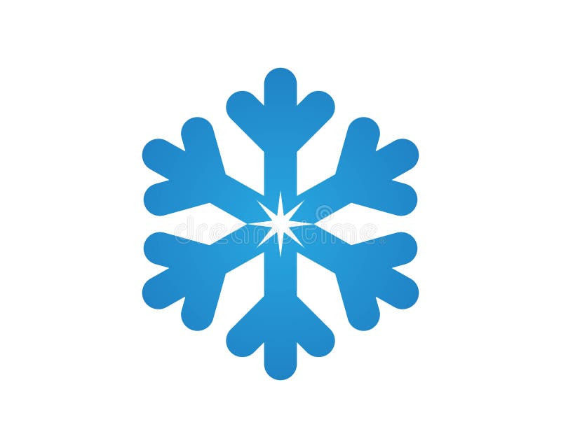 Frozen Ice Logo Design Template Stock Vector - Illustration of ...