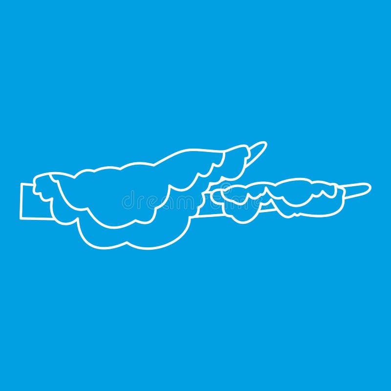 Snow icon, outline style stock vector. Illustration of snowdrift - 98289606