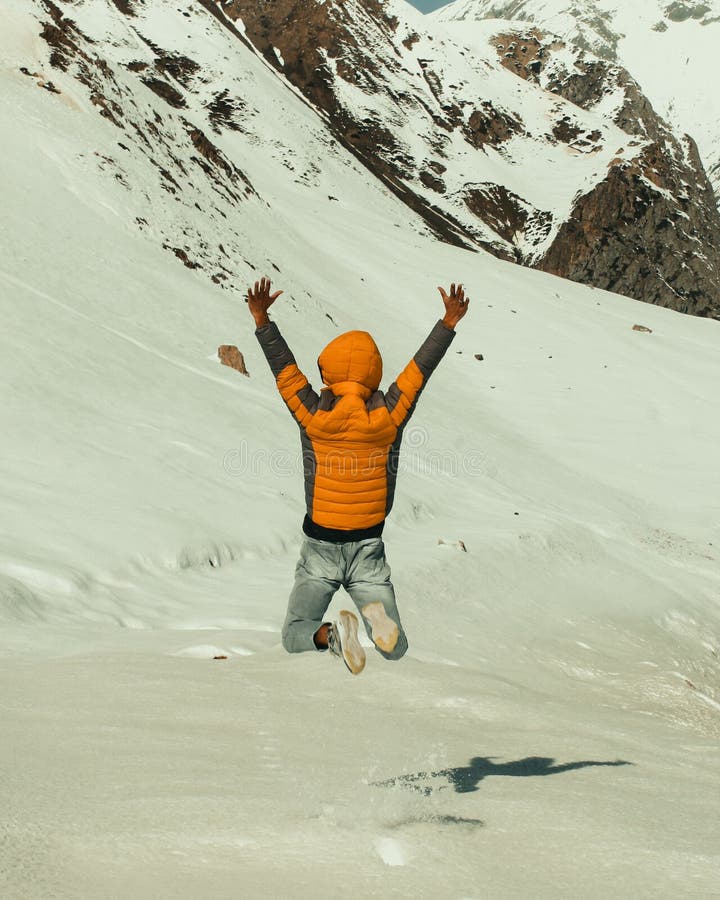 Snow jump stock image. Image of piste, snowboard, mountaineering ...
