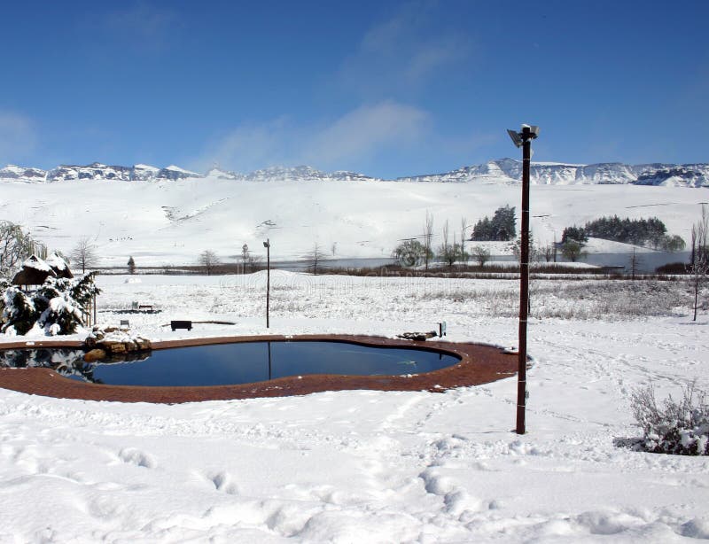 Snow landscape stock image. Image of holiday, season, cold - 196505