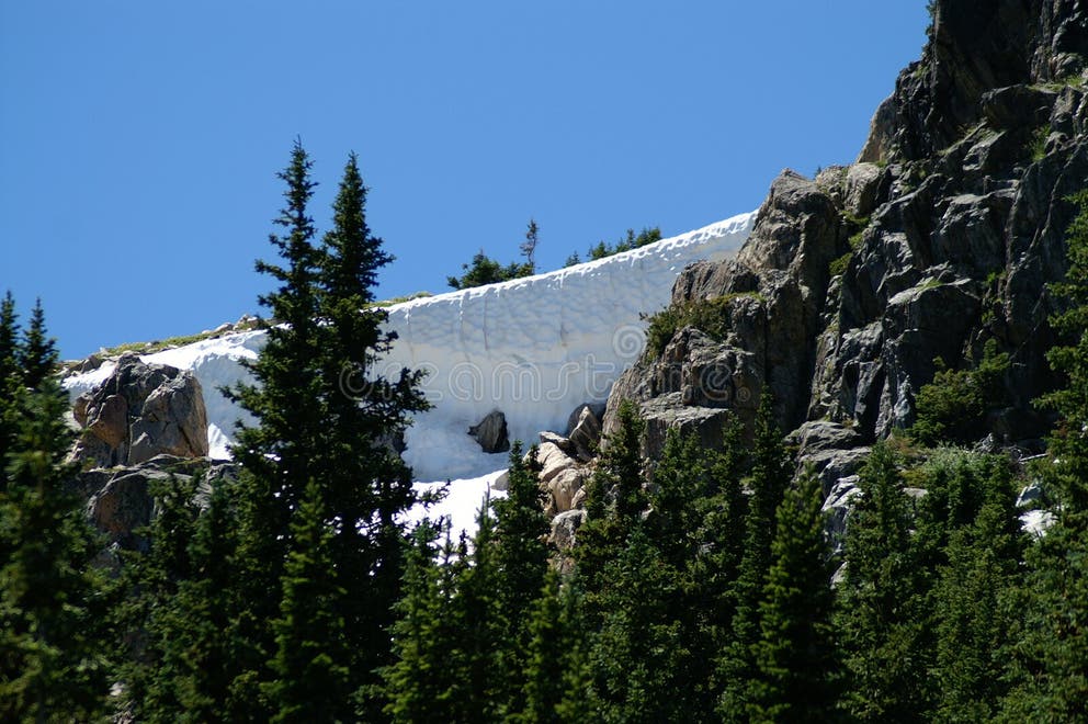 Snow ledge stock image. Image of mountain, beautiful - 21918769