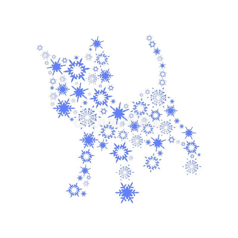 Snow leopard stock illustration. Illustration of abstract - 63100350