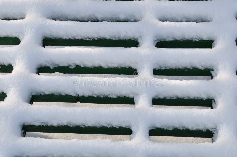 Snow Lies on the Grate, Beautiful Design and Play of Light and Shadow ...