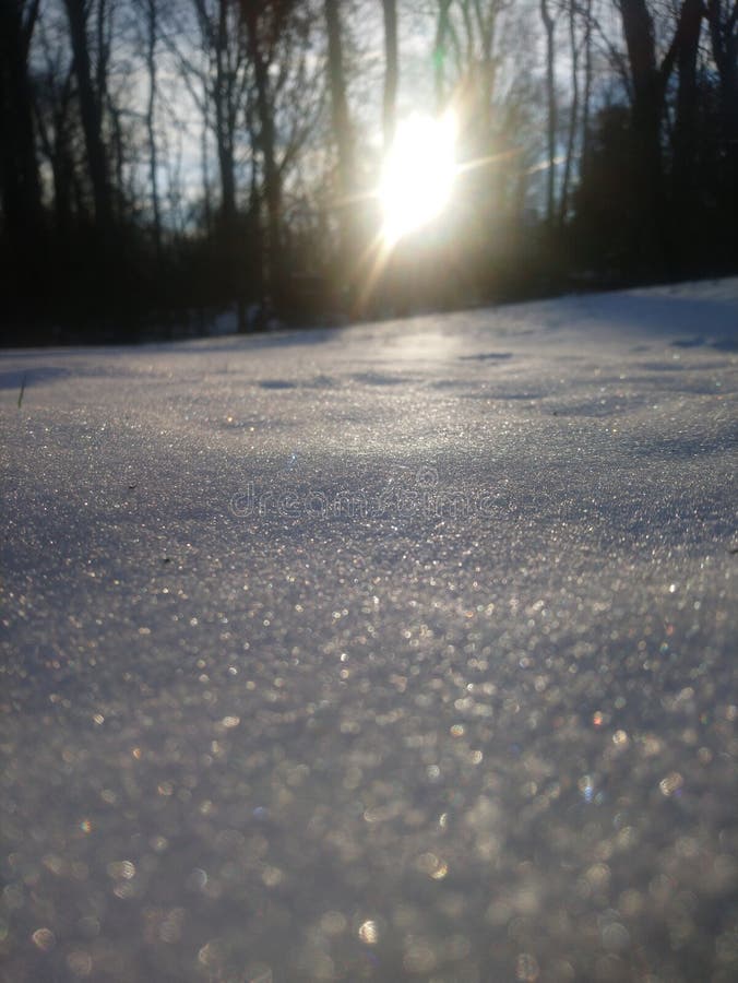 Snow and light stock photo. Image of light, snow, perspective - 140101564