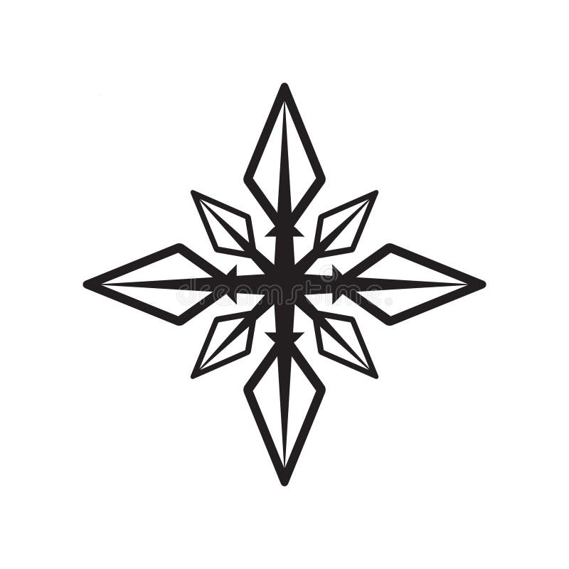 Snow Template Icon stock vector. Illustration of frost - 336480649