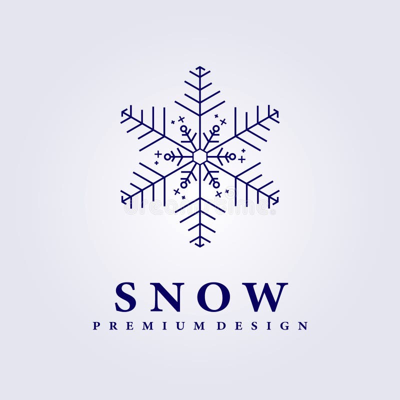 Snow Logo Vector Illustration Design Minimalist Cheap Icons Design ...