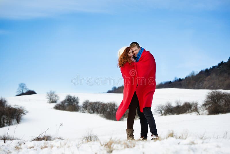 Snow love stock photo. Image of love, cute, happiness - 28653400