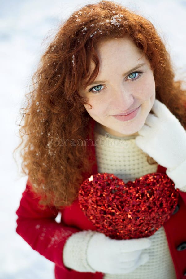 Snow love stock image. Image of happy, hands, snow, fashion - 28533067