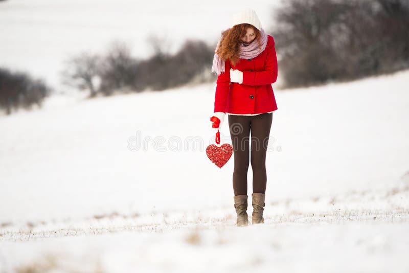 Snow love stock image. Image of glove, outdoor, lifestyle - 28611055