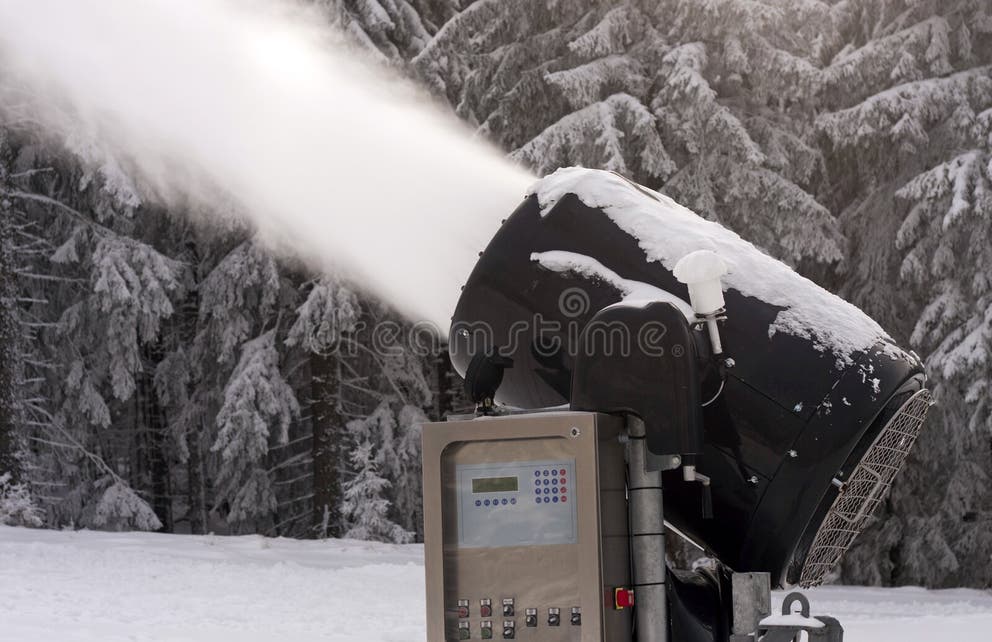 Snow maker stock image. Image of outdoors, weather, frost - 18012001