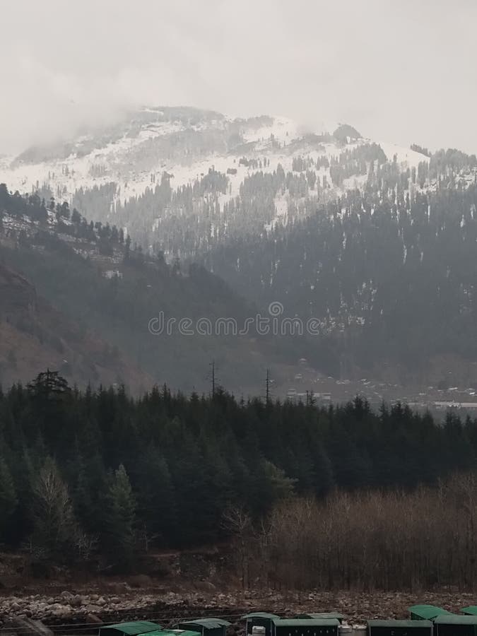 Snow stock image. Image of manali, cool, india, snow - 106628939