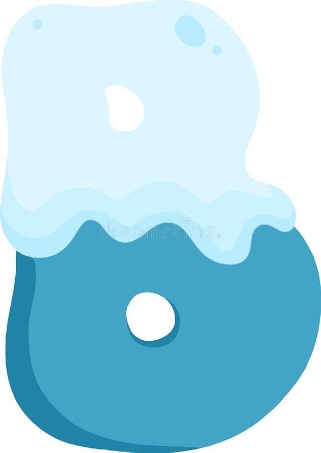 Snow Melt Font Vector Design Stock Image - Illustration of flat, text ...