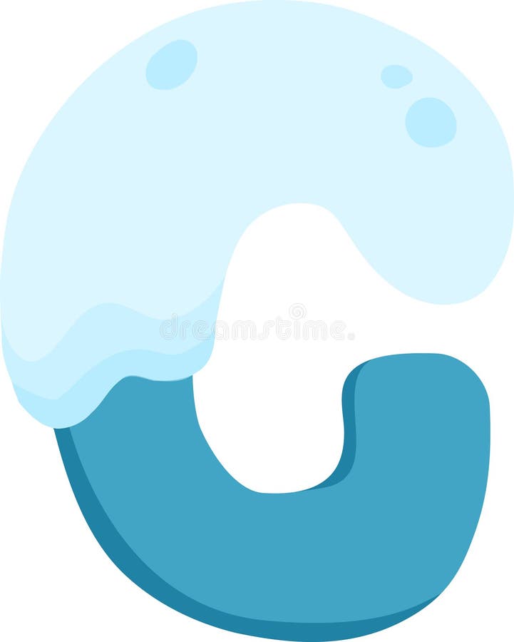 Snow Melt Font Vector Design Stock Image - Illustration of melt, text ...