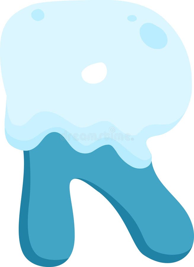 Snow Melt Font Vector Design Stock Photo - Illustration of symbol ...