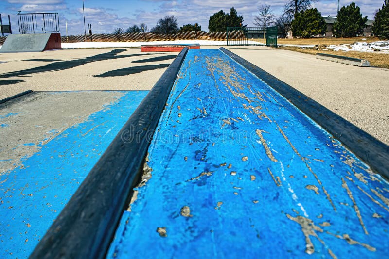 Daytime at the Skatepark in Spring Stock Image - Image of tree, hobbies ...