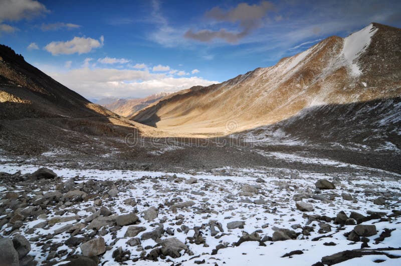 Snow mountain stock photo. Image of panorama, india, nature - 26545604