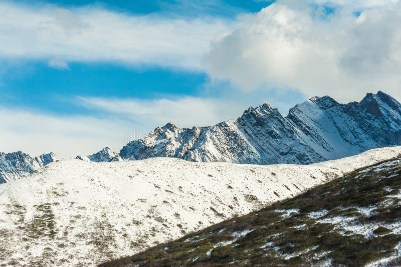 Snow Mountain in China stock image. Image of glacier - 45860201