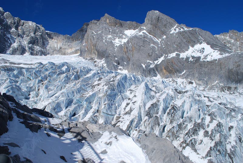 Snow Jade Cave, Fengdu China Stalactite Formation Stock Image - Image ...