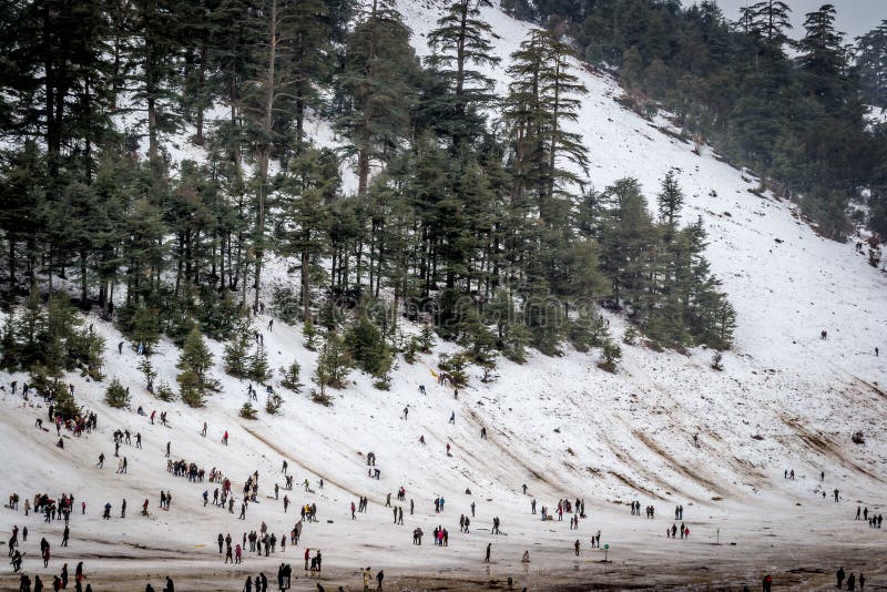 Snow on michlifen editorial photo. Image of scenic, high - 124303396