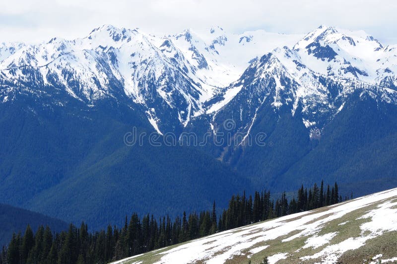 Snow mountain ridge stock photo. Image of blue, mountains - 16863690