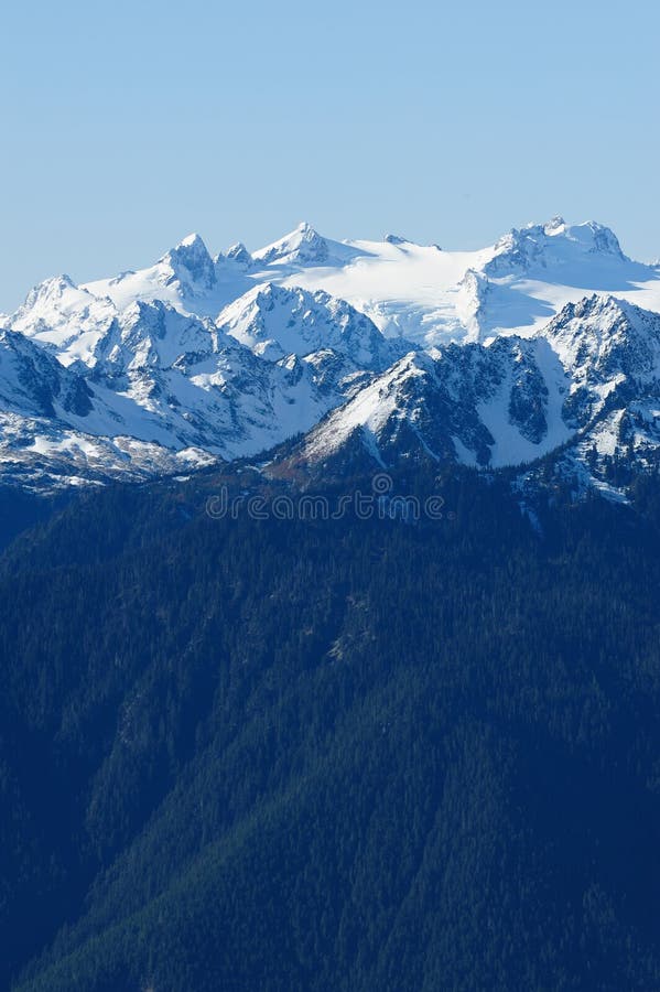 Snow mountain ridge stock image. Image of scene, outdoor - 23181945
