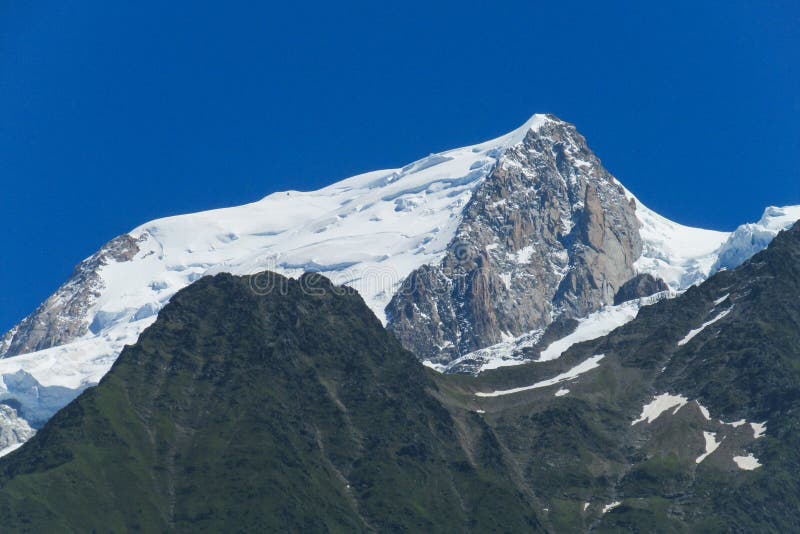 Snow mountain ridge stock image. Image of craks, apline - 94596455