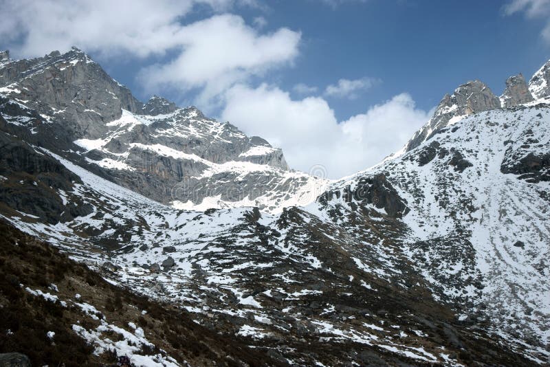 Snow Mountain in Sichuan of China Stock Photo - Image of peak ...