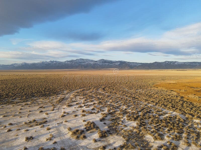 Snow Mountains in the Background with Hot Springs on the Surprise ...