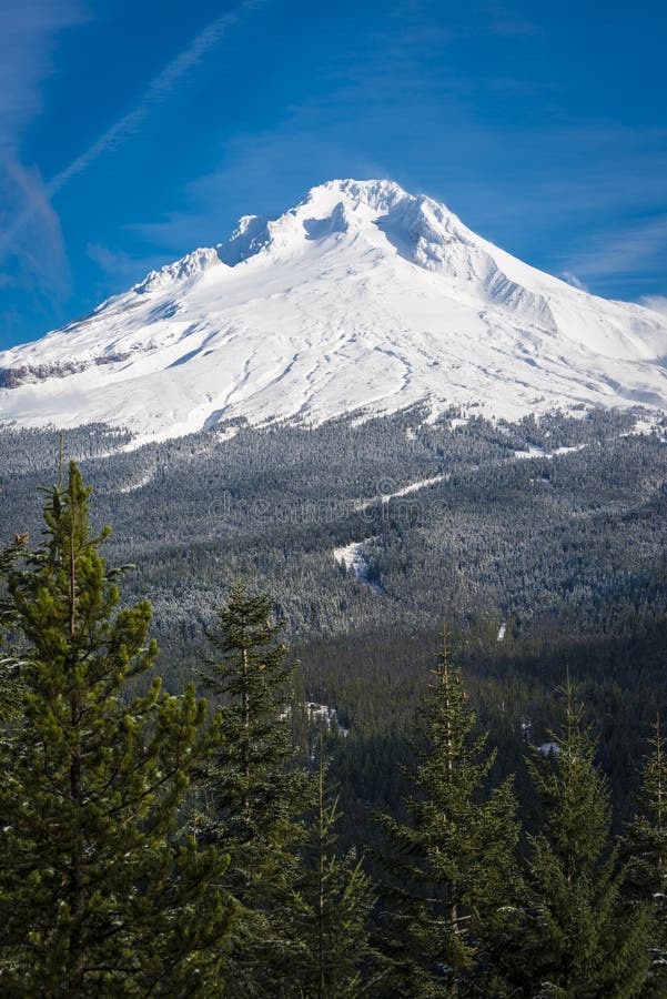 Mount Hood. stock photo. Image of portland, hood, climb - 139020