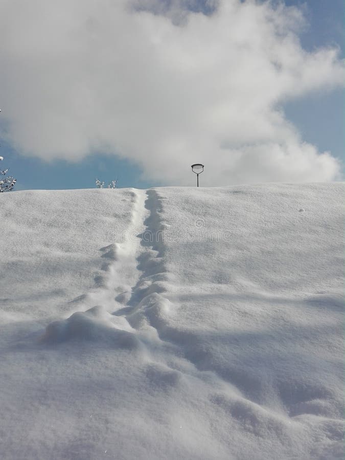 Stairway to heaven stock image. Image of snow, munich - 138809779