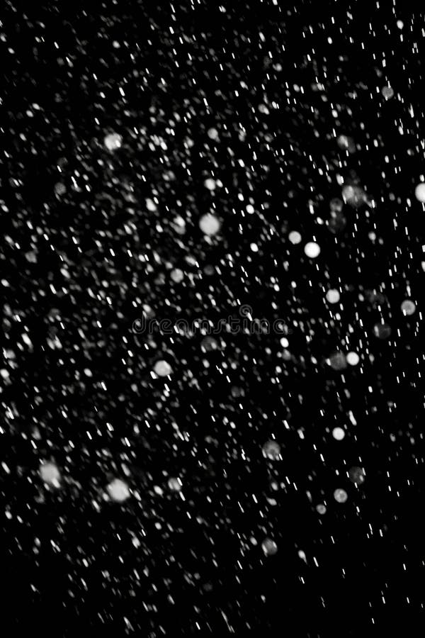 Snow Overlay Black Background Stock Illustration - Illustration of ...