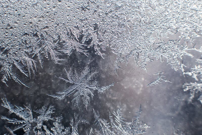 Snow pattern on the glass stock image. Image of nature - 154671919