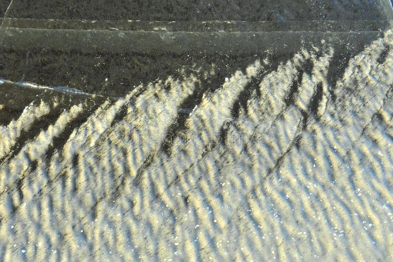 Snow pattern on ice stock photo. Image of chilled, glass - 23159586