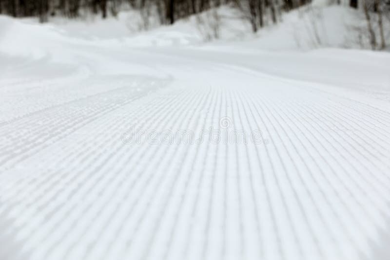 Snow Pattern on the Ski Slope Stock Image - Image of austria, europe ...