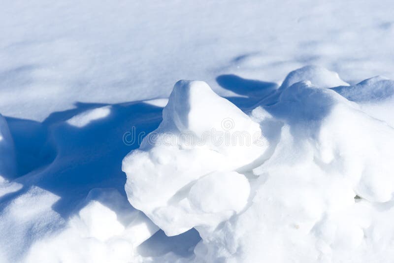 Snow Pattern Structure and Snowdrifts Stock Image - Image of light ...
