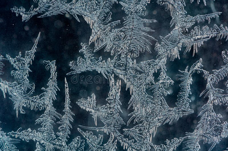 Snow patterns stock photo. Image of glass, snow, winter - 37284006