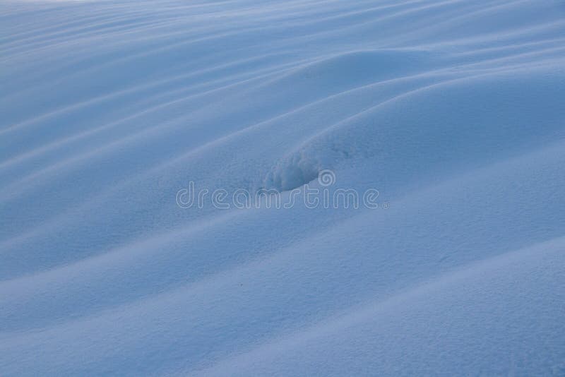 Snow Patterns Made by Mother Nature Stock Photo - Image of line ...
