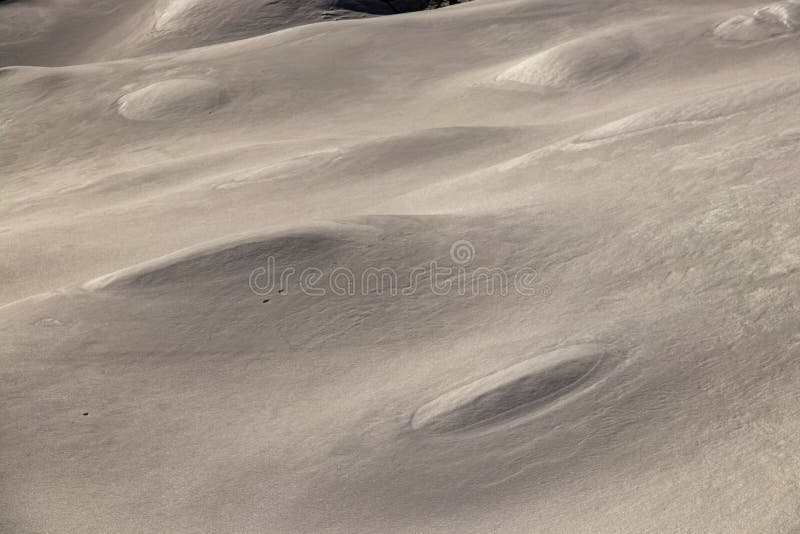 Snow Patterns Made by Nature Stock Photo - Image of season, scene ...